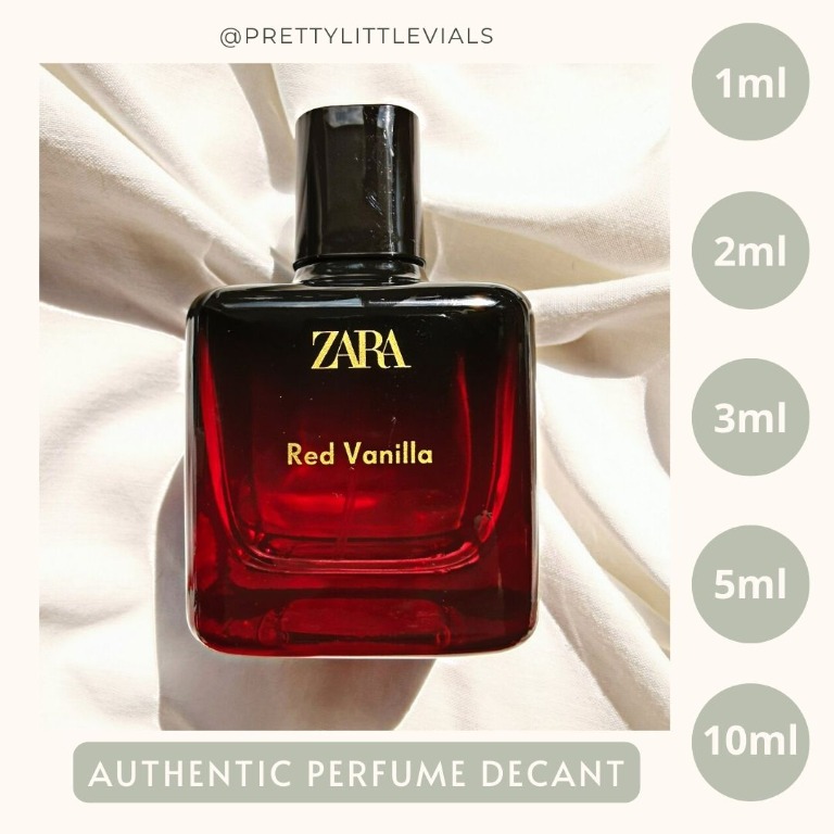 Zara Red Vanilla Decant 1-10ml, Beauty & Personal Care, Fragrance ...