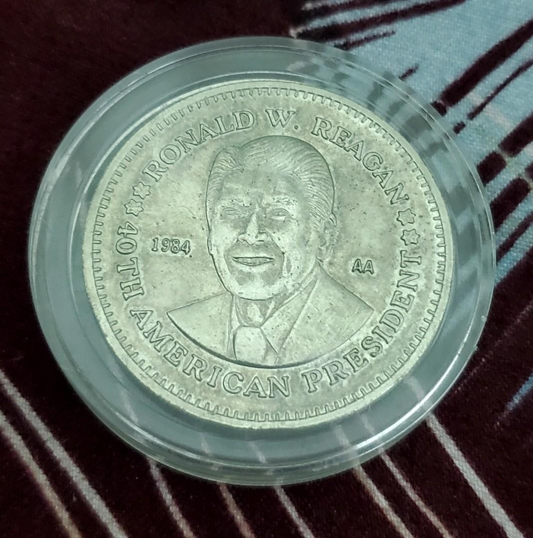 1984 AA Ronald Reagan Double Eagle Presidential Commemorative Coin ...