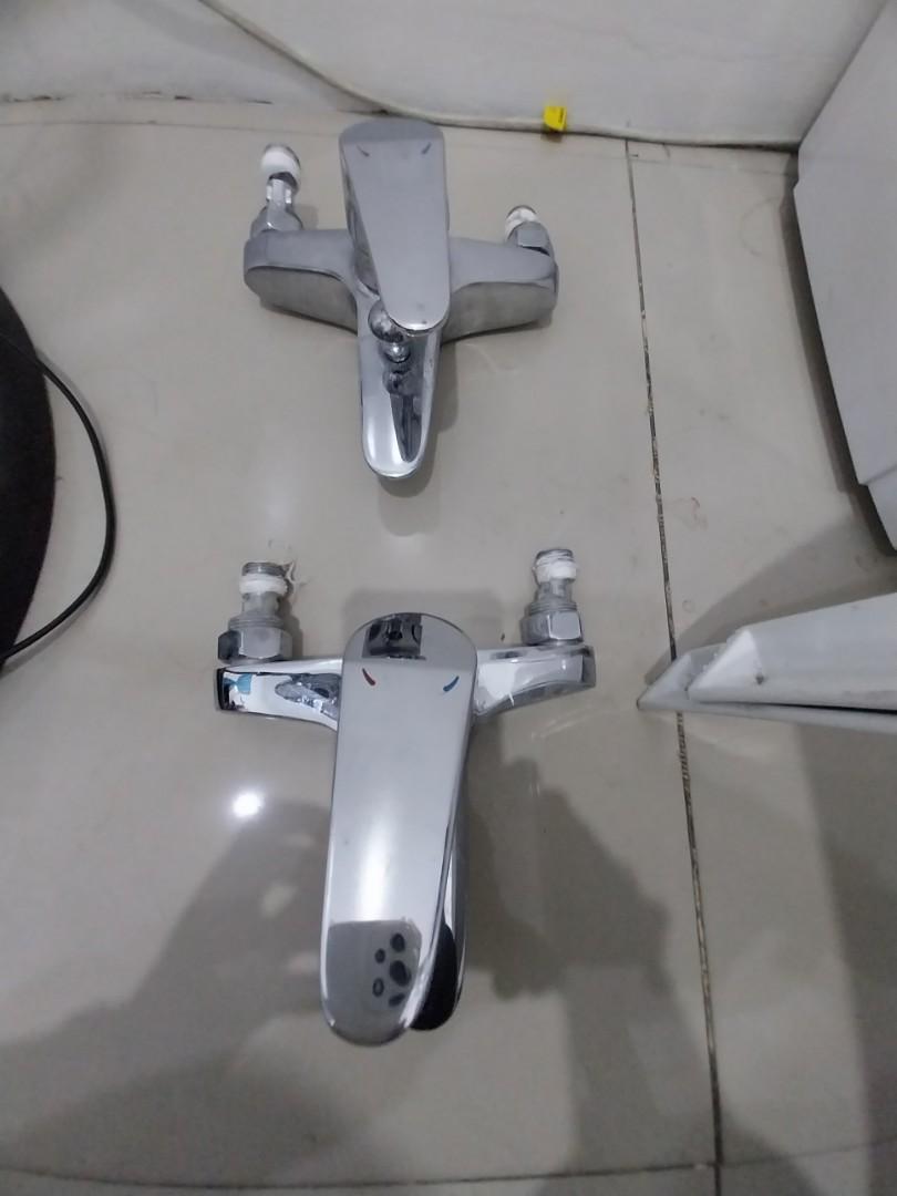 2 pieces of HCG shower mixer faucet, Furniture & Home Living, Bathroom ...