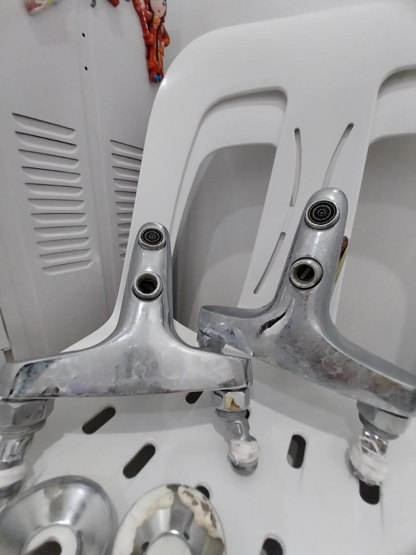 2 pieces of HCG shower mixer faucet, Furniture & Home Living, Bathroom ...