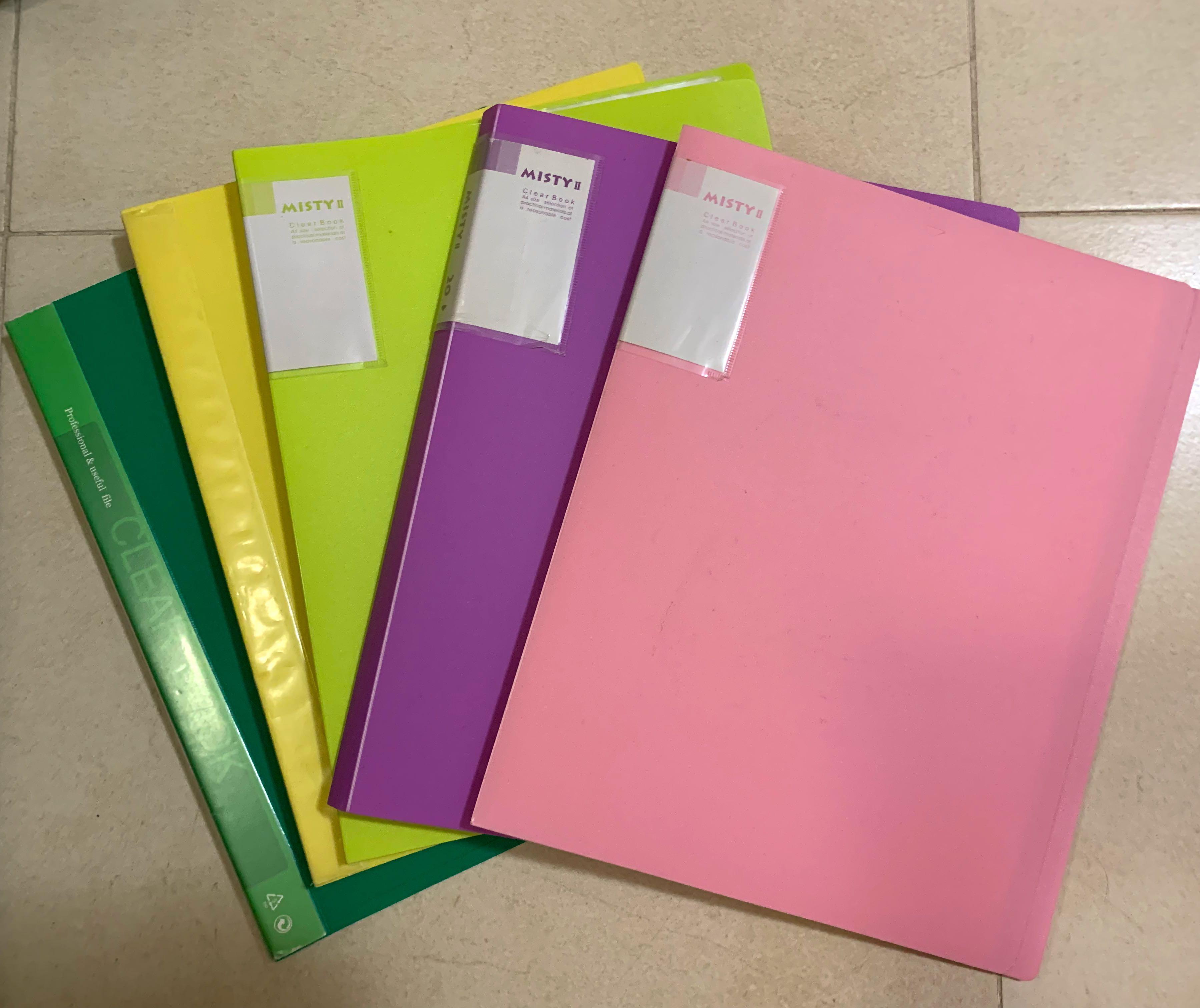 A4 pocket file 文件夾, 興趣及遊戲, 手作＆自家設計, 文具 - Carousell