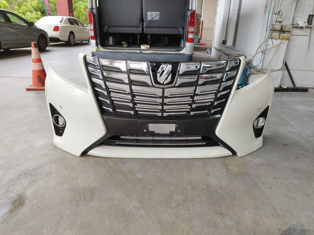 Alphard front bumper assembly set (from 2015), Car Accessories ...
