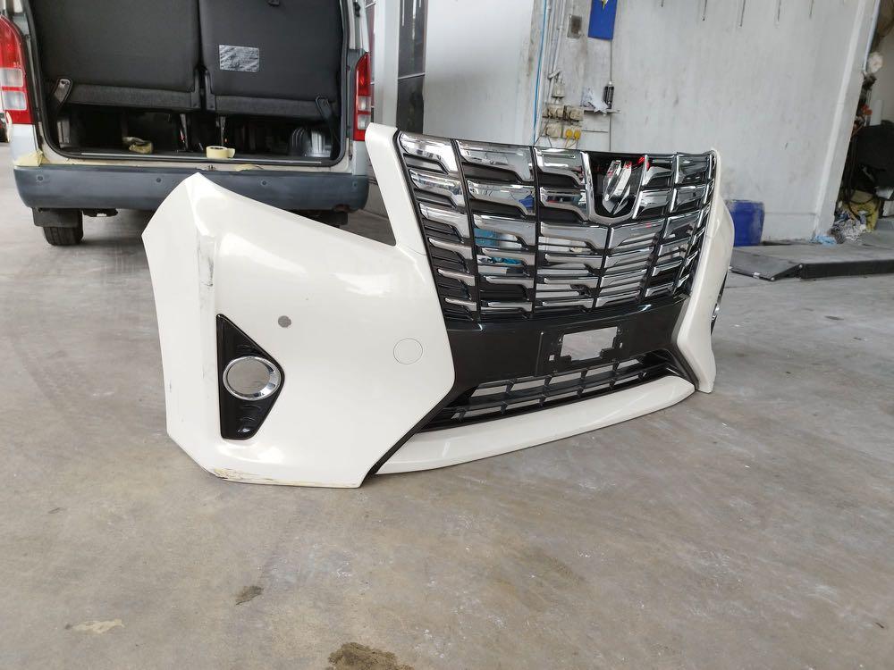 Alphard front bumper assembly set (from 2015), Car Accessories ...