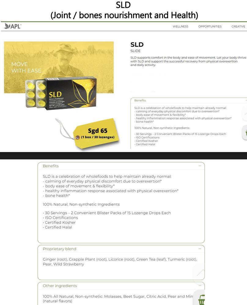 APLGO Organic Lozenges, Health & Nutrition, Health Supplements ...