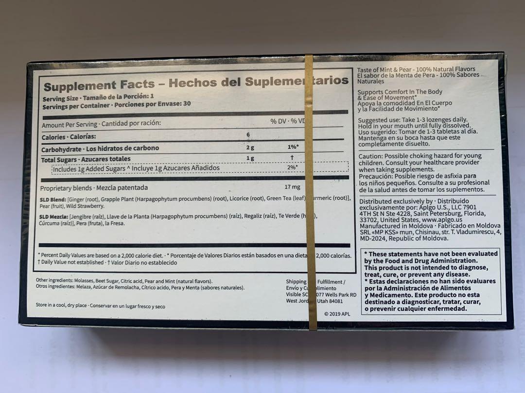 APLGO Organic Lozenges, Health & Nutrition, Health Supplements ...