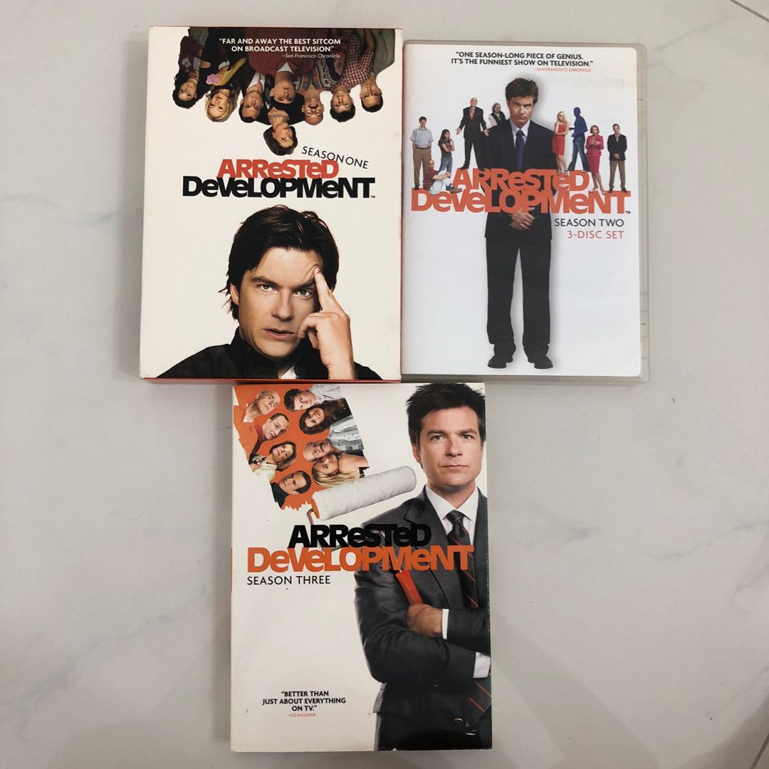 Arrested Development Seasons 1 to 3 DVD, Hobbies & Toys, Music & Media ...
