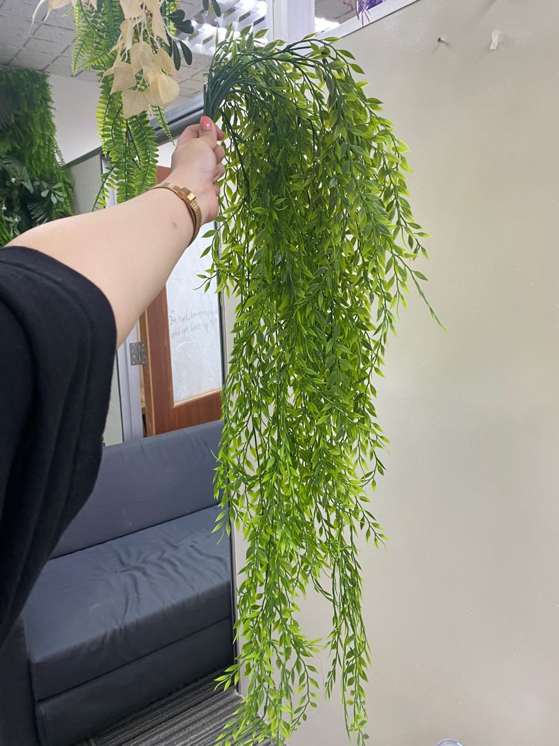 Artificial dangling leaves, Furniture & Home Living, Home Decor ...