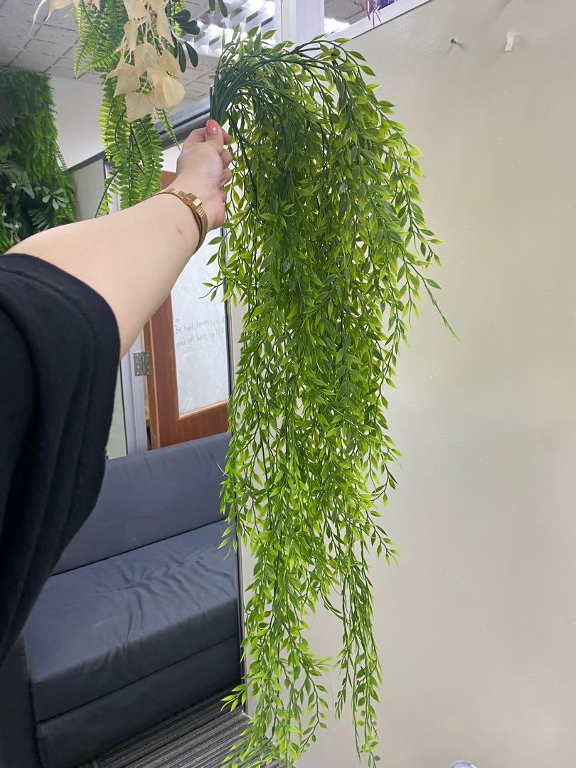 Artificial dangling leaves, Furniture & Home Living, Home Decor ...