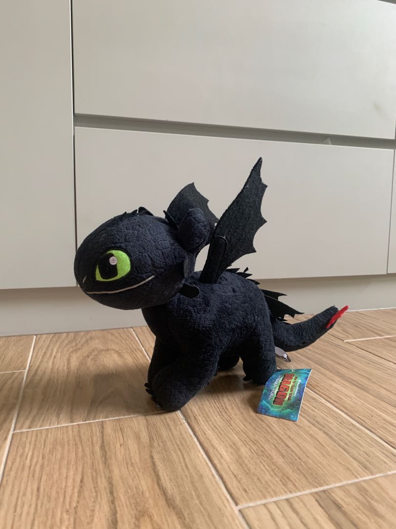 Authentic plush - toothless how to train your dragon $18 /Franklin ...