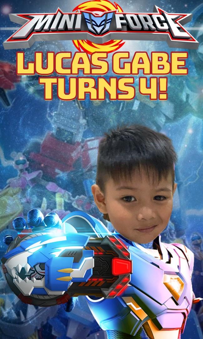 Birthday Video Invitation/Invite|Mini Force|Birthday Party|Digital ...