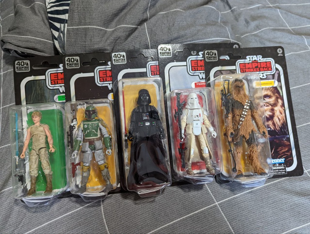 Star Wars Black Series Empire Strikes Back 40th Anniversary 6-inch ...