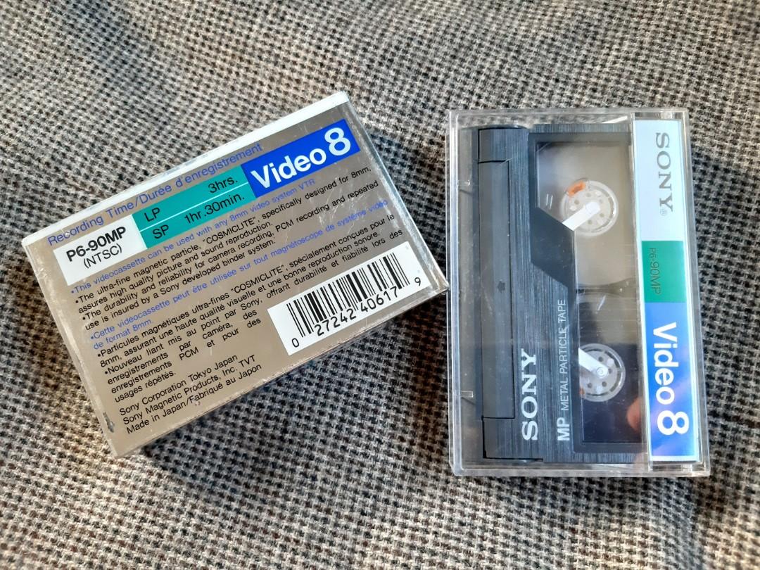 Blank SONY Video 8 Tape Deck P6-90MP on Carousell