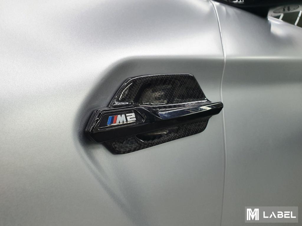 BMW M2 Full Vinyl Wrap - Matte Metallic Silver, Car Accessories, Car ...