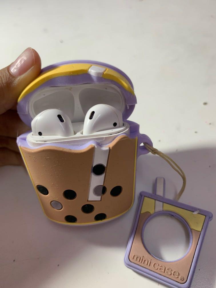 boba earpod case, Audio, Earphones on Carousell