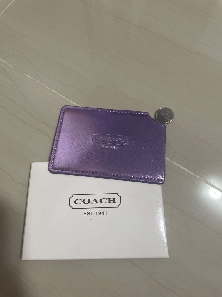 Brand new coach mirror, Women's Fashion, Bags & Wallets, Wallets & Card ...