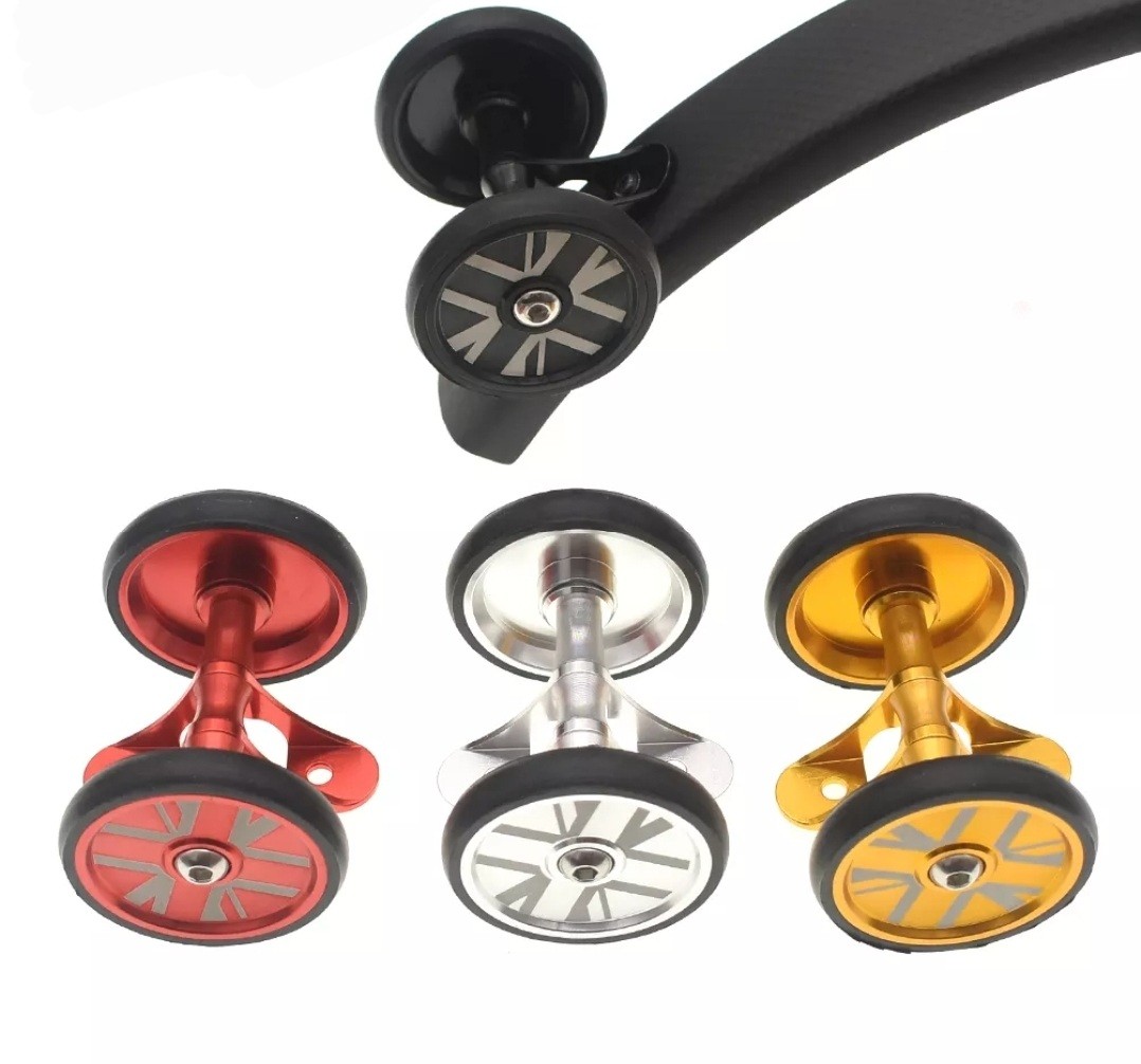 Brompton Mudguard Double Wheel Easy Wheels Rear Mudguard Fender Rollers ...