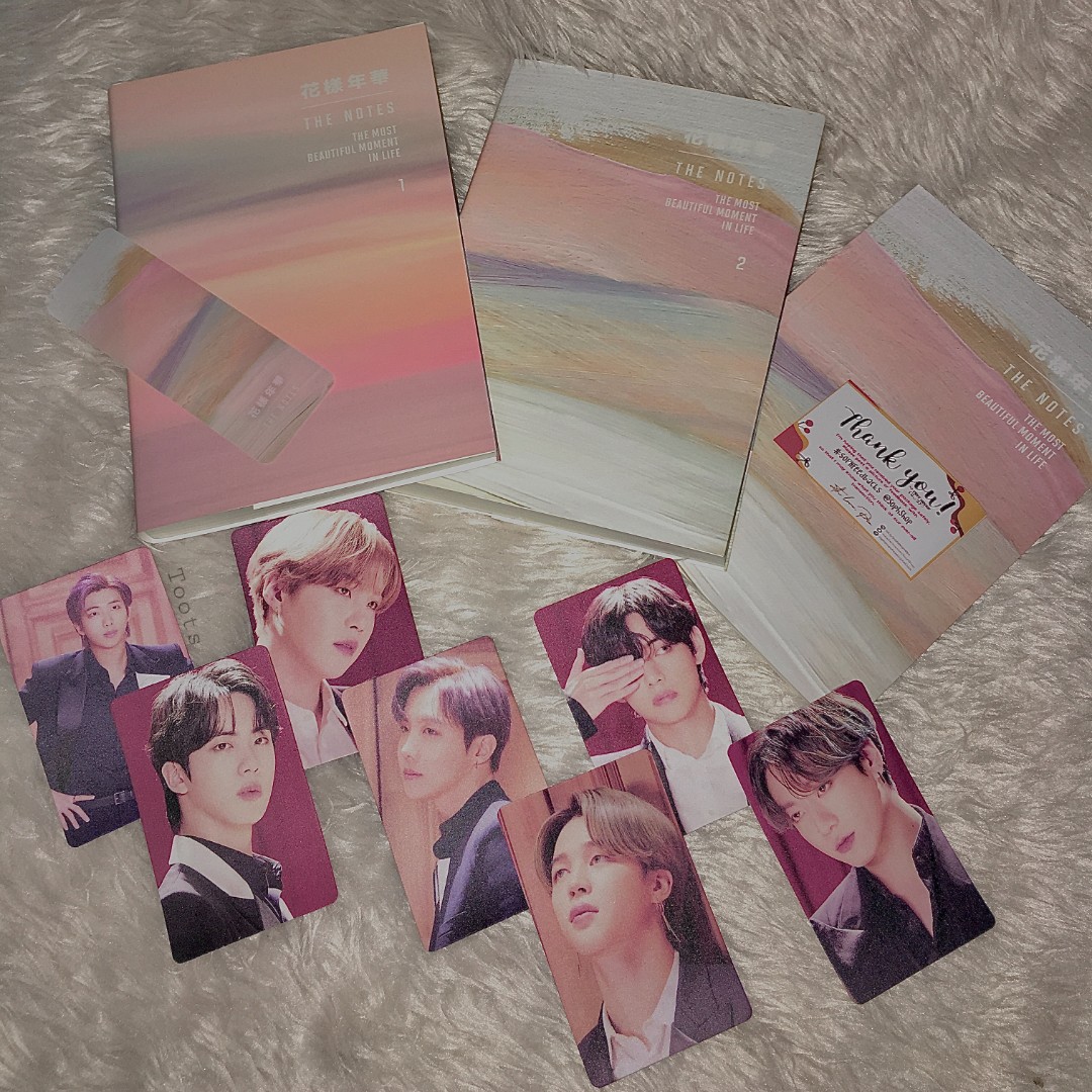 BTS The Notes book 1&2 (Eng ver), Hobbies & Toys, Memorabilia ...