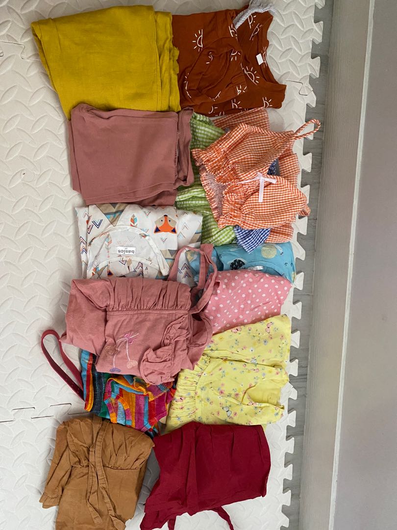 Bundle set clothes for 1-2 years old, Babies & Kids, Babies & Kids ...