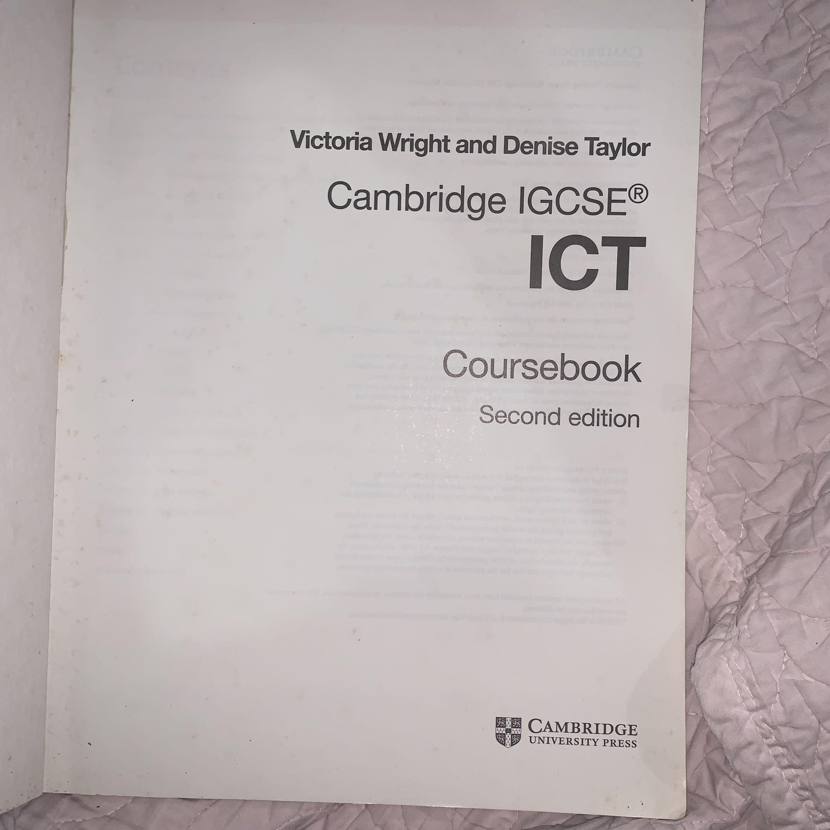 Cambridge IGCSE ICT Coursebook Second Edition, Hobbies & Toys, Books ...