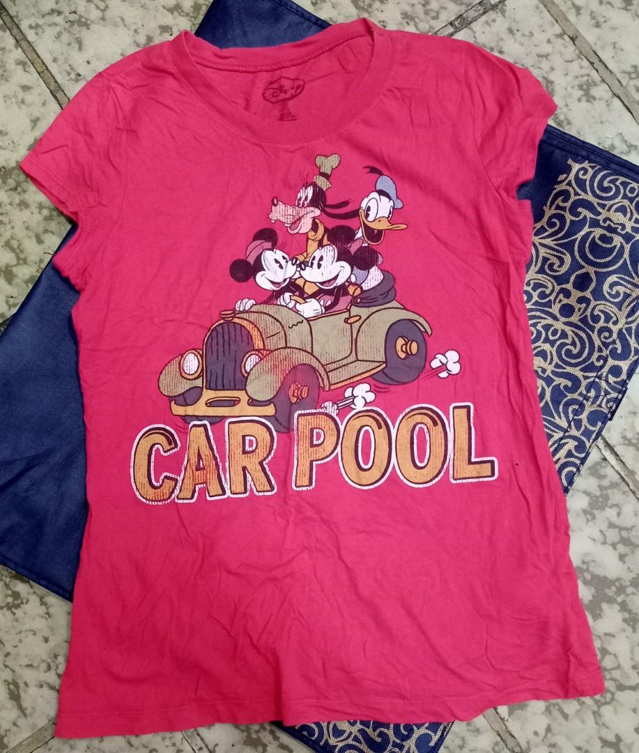 CARPOOL DISNEY TSHIRT, Babies & Kids, Babies & Kids Fashion on Carousell