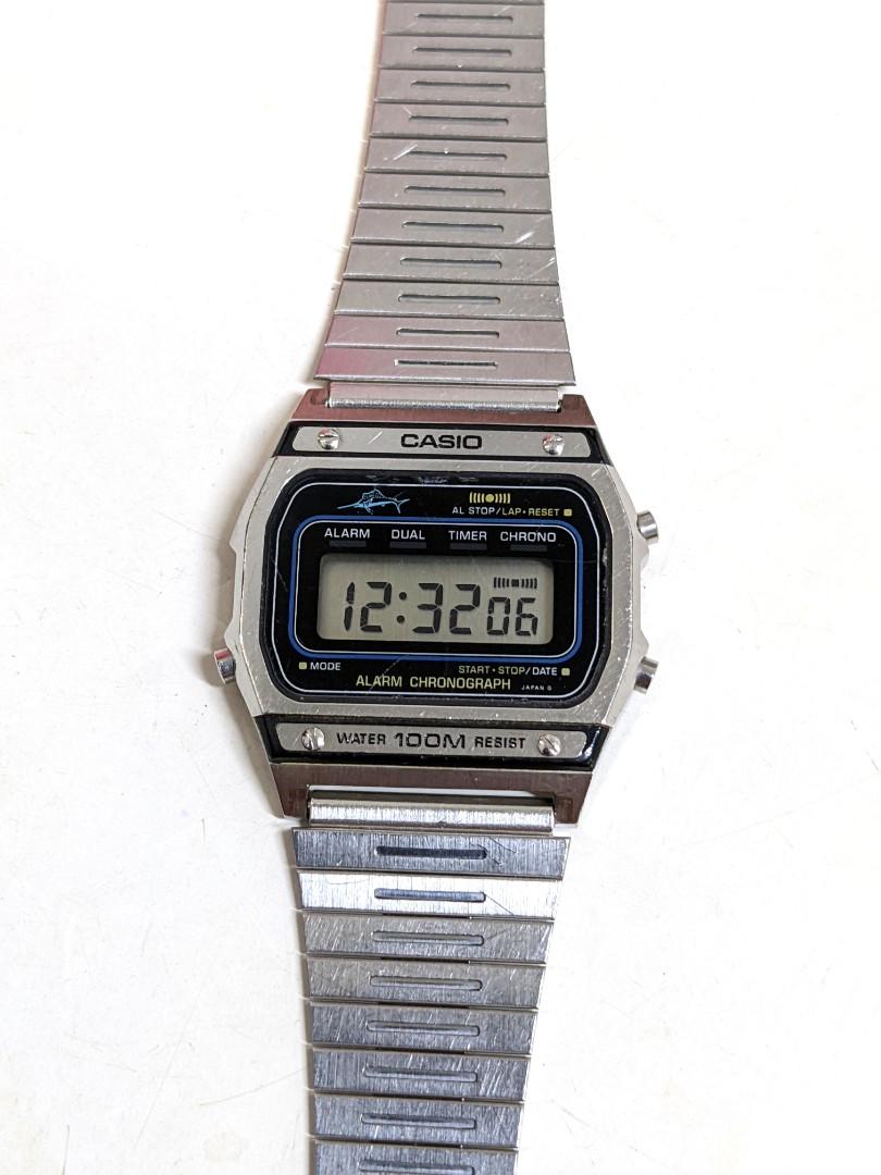 CASIO MARLIN WS-730 QW-145 VINTAGE 1982, Men's Fashion, Watches ...