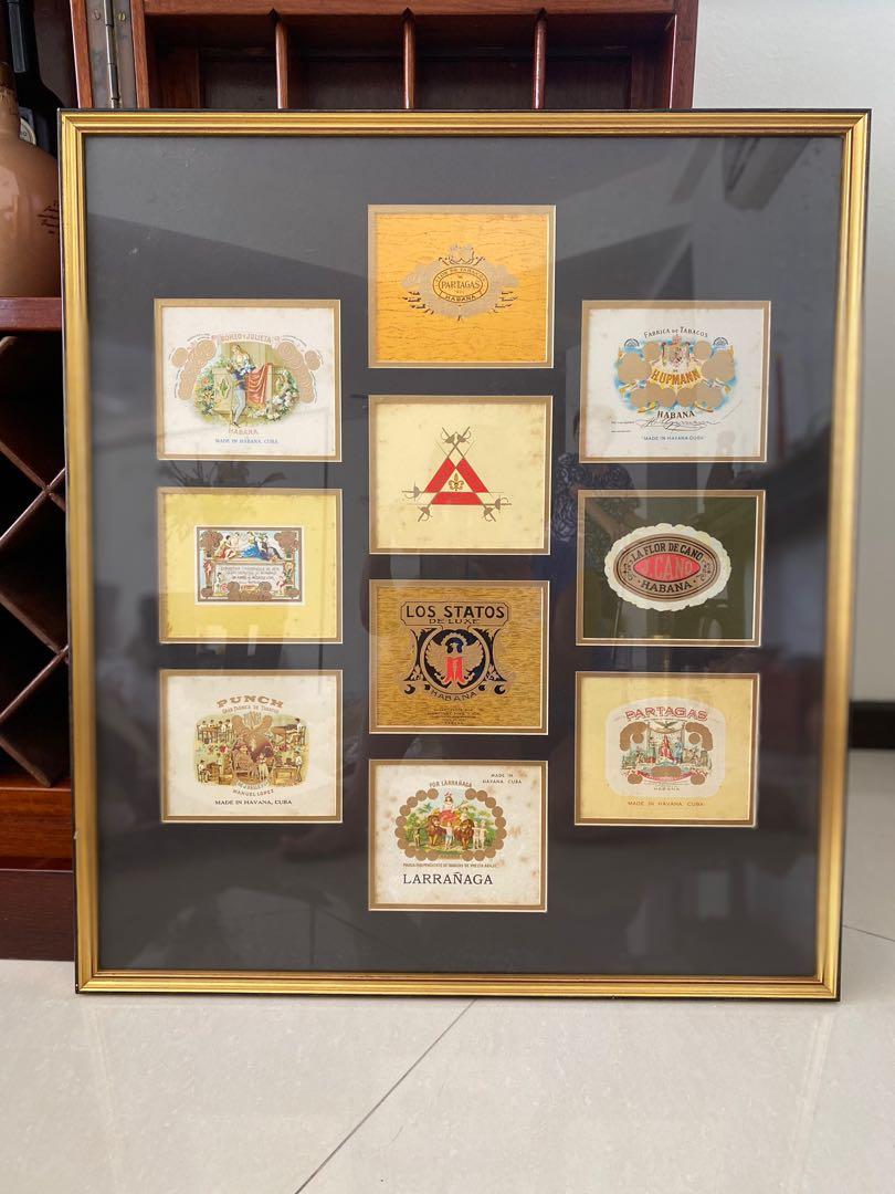 Cigars Boxes in Frame, Furniture & Home Living, Home Decor, Frames ...
