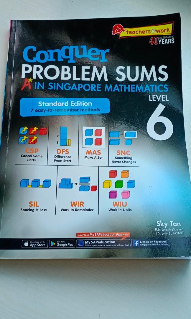 Conquer Problem Sums A* in Singapore Mathematics Level 6, Everything ...