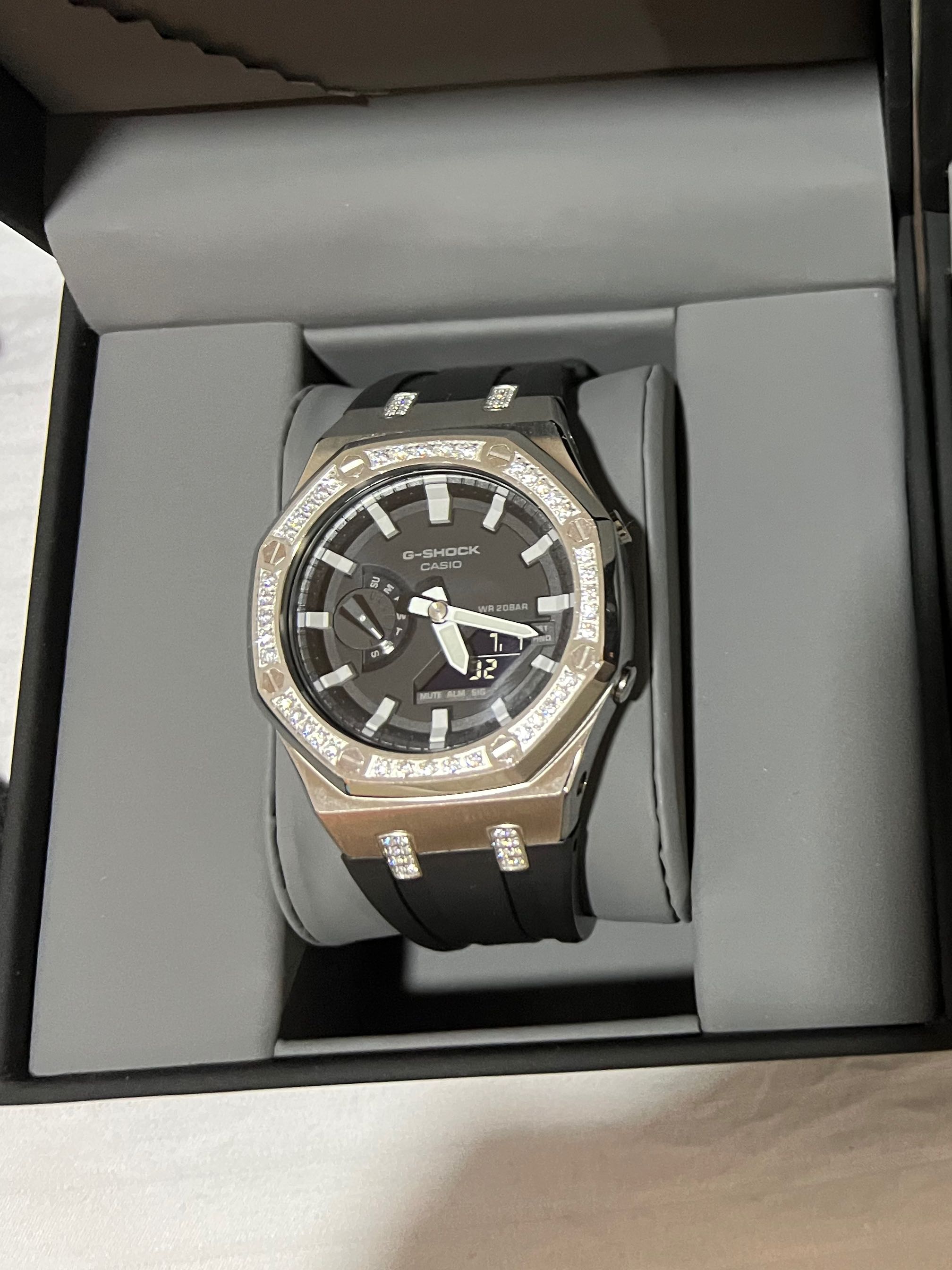 Crystal mod gshock Casio ga2100 ga2110 ga-2100 ga-2110, Men's Fashion ...