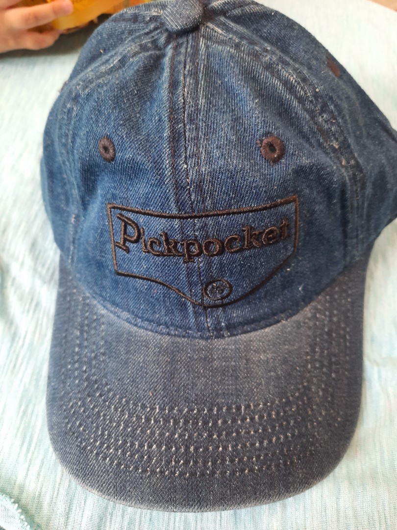 PICKPOCKET denim dad cap by the classics by puyong, Men's Fashion ...