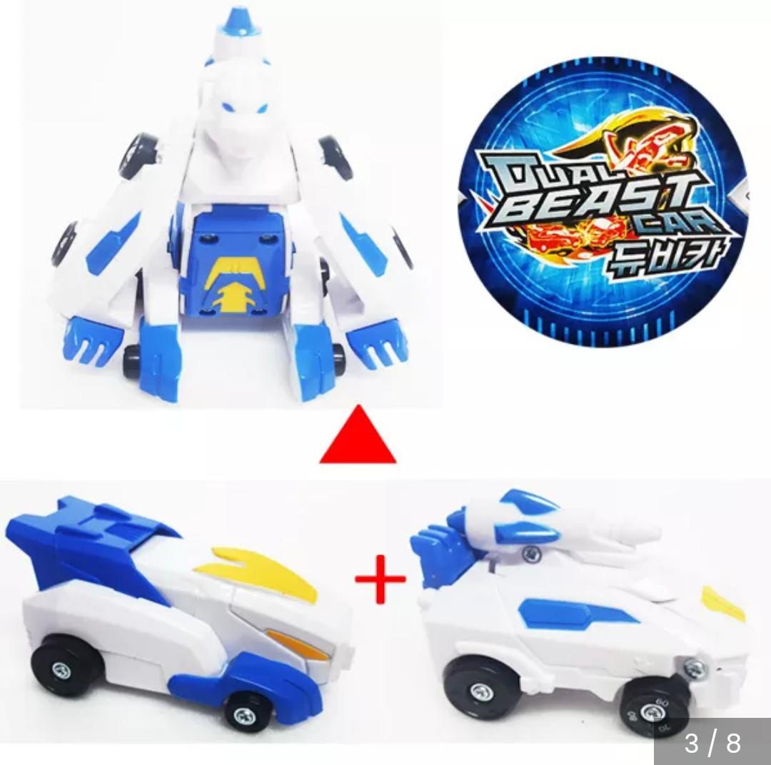 Dual Beast Cars White Bear Korea original, Hobbies & Toys, Toys & Games ...