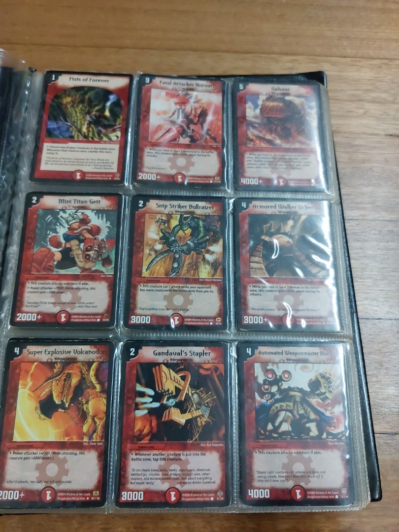 Duel Masters Card Album, Hobbies & Toys, Toys & Games on Carousell