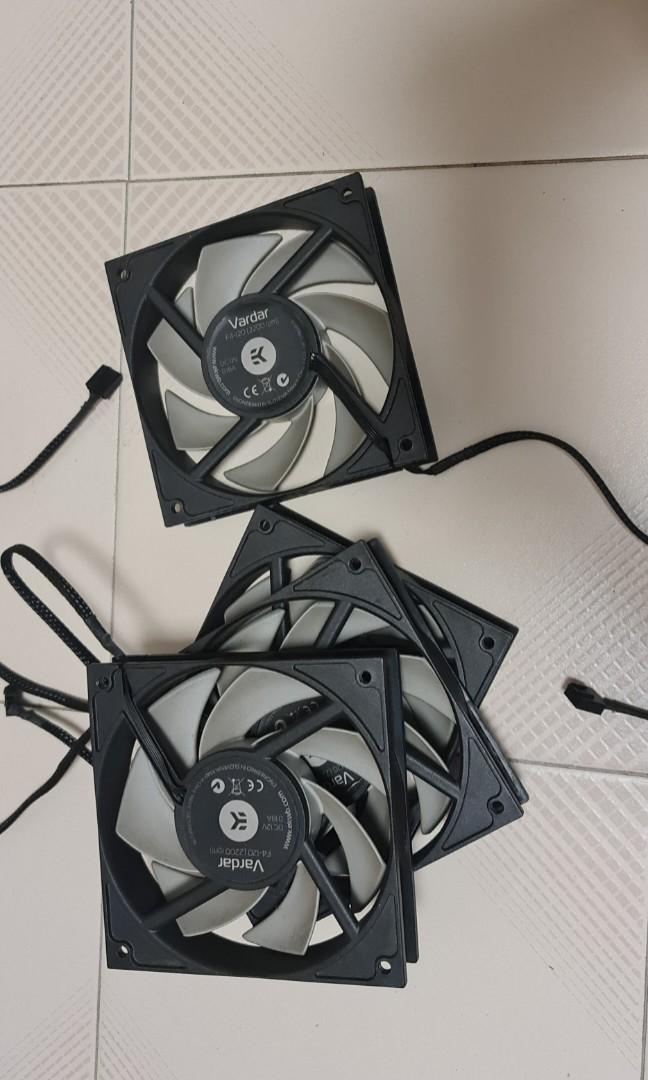 EK Vardar F4-120 fans, Computers & Tech, Parts & Accessories, Other Accessories on Carousell