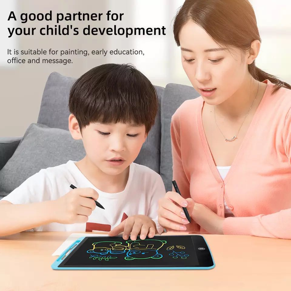 Electronic Colourful Drawing Pad for Kids Drawing Board for Children 12 ...