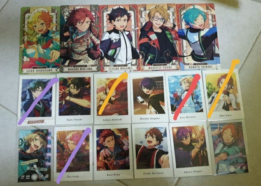 Ensemble Stars Cards and Arukana, Hobbies & Toys, Memorabilia ...