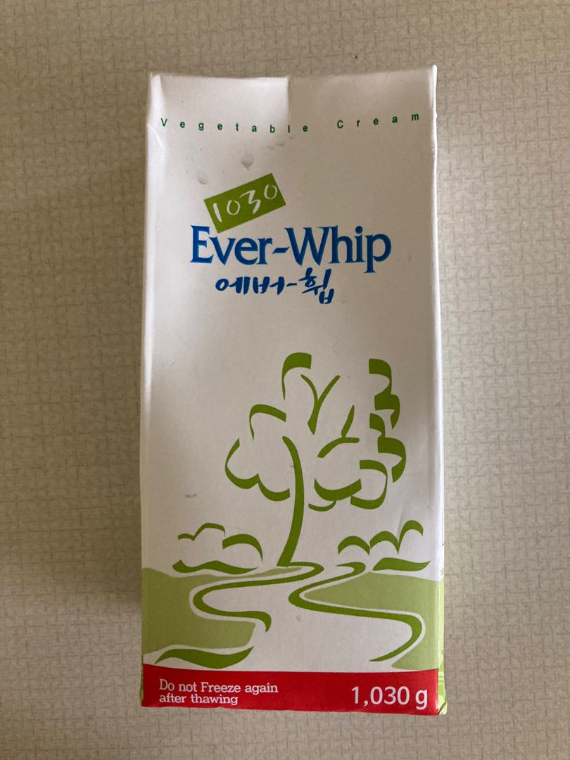 Everwhip Whipped Cream, Food & Drinks, Homemade Bakes on Carousell