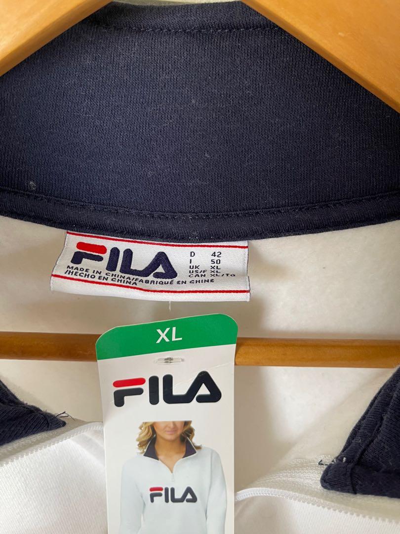 FILA Sweater, Men's Fashion, Coats, Jackets and Outerwear on Carousell