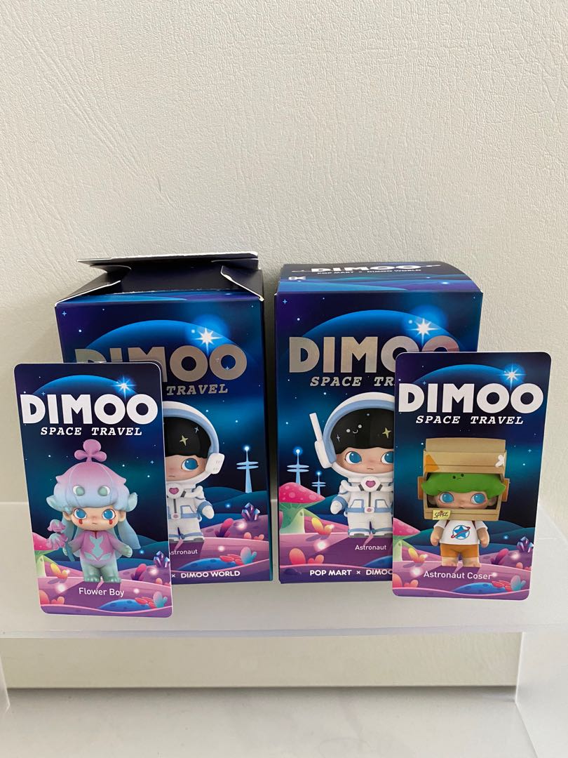 Flower Boy and Astronaut Coser - POP MART Space Travel Series, Hobbies ...