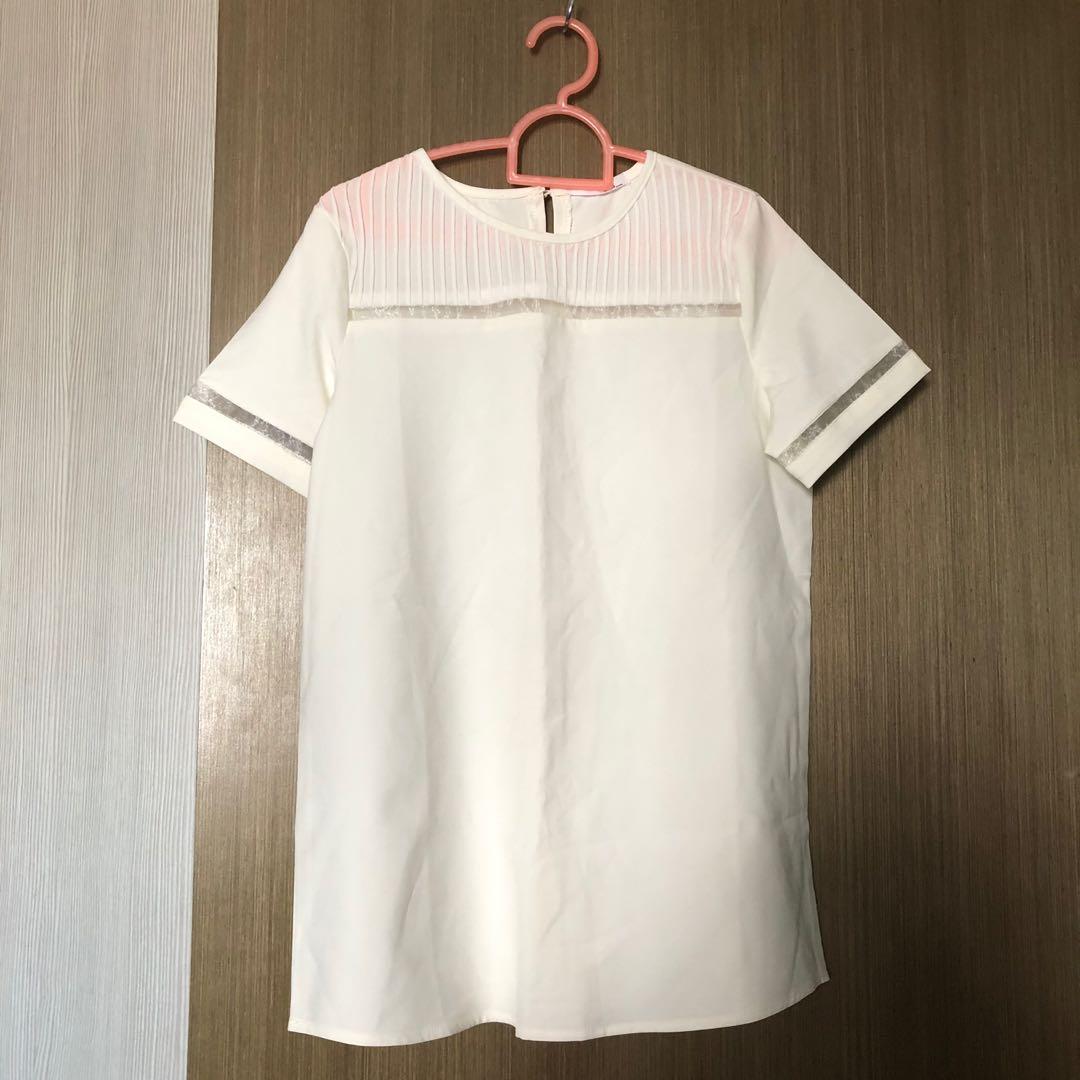 formal office wear white blouse top, Women's Fashion, Tops, Shirts on ...