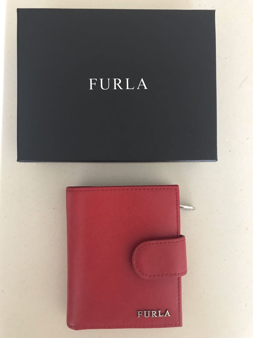 Furla red card holder, Women's Fashion, Bags & Wallets, Wallets & Card ...