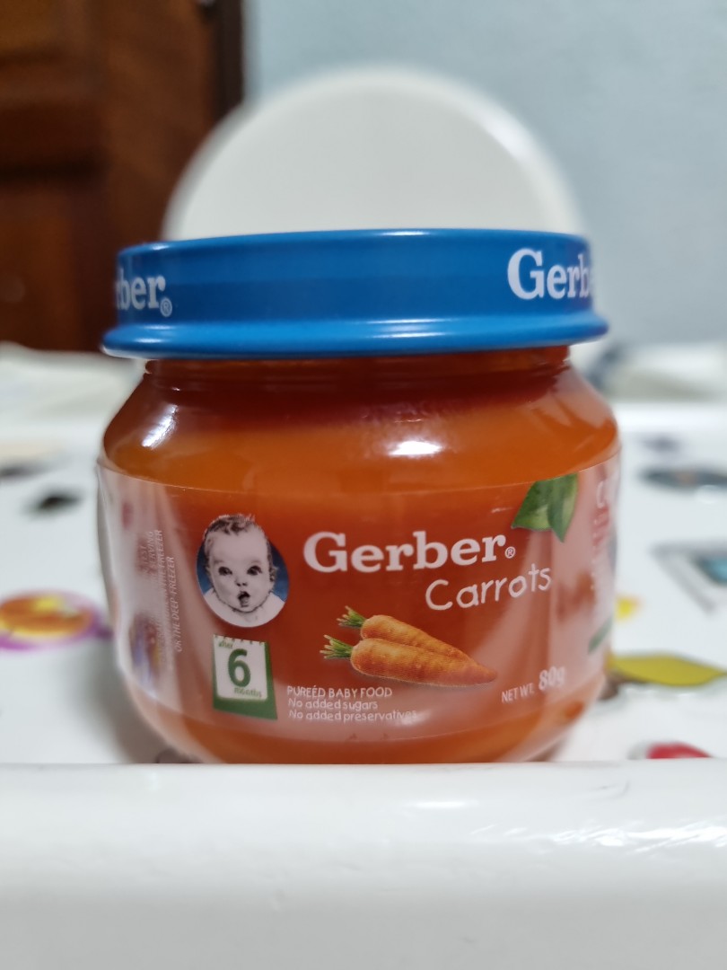 Gerber carrots, Babies & Kids, Nursing & Feeding, Weaning & Toddler ...