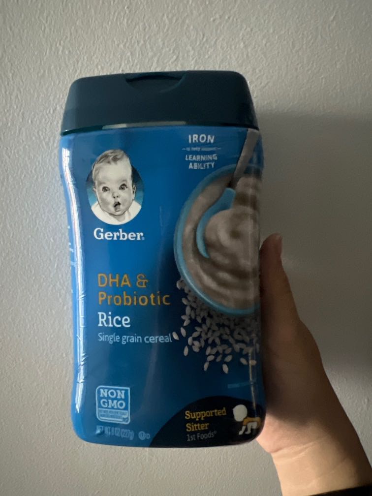 Gerber Rice DHA & Probiotic, Babies & Kids, Nursing & Feeding, Weaning ...