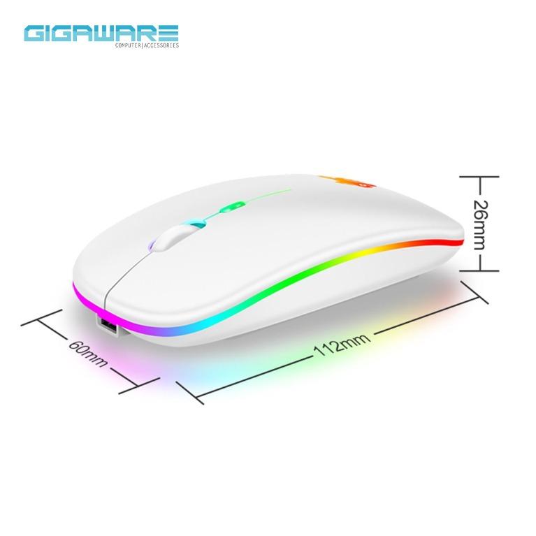 Gigaware Xunfox XYH50 Wireless Mouse RGB Rechargeable Mouse Wireless ...