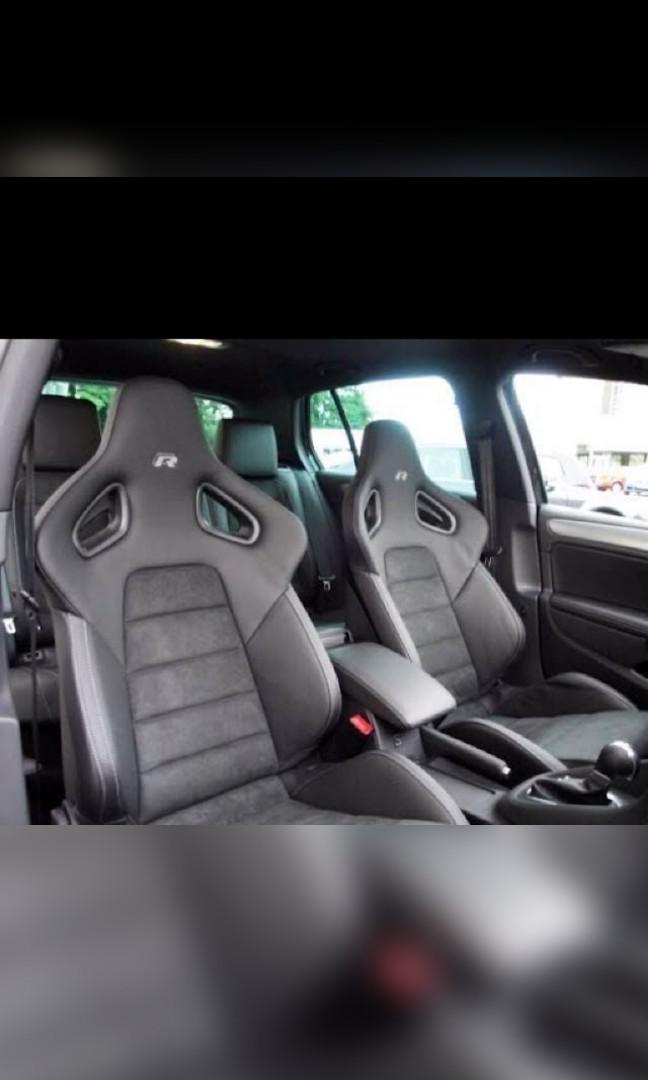 Golf mk6 Recaro seat euro spec carbon fiber backing (in stock), Car ...