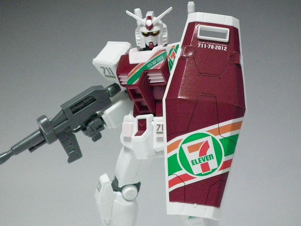 Gundam X 7-Eleven RX-78-2 gundam 30th anniversary 711 Color HG Gunpla ...