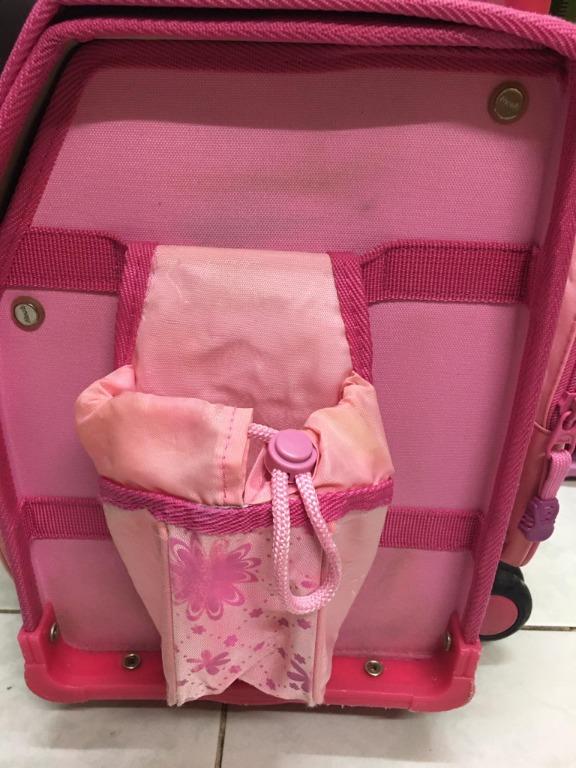 Hawk Puffy and Sparky Pink Large Trolley Bag, Babies & Kids, Going Out ...
