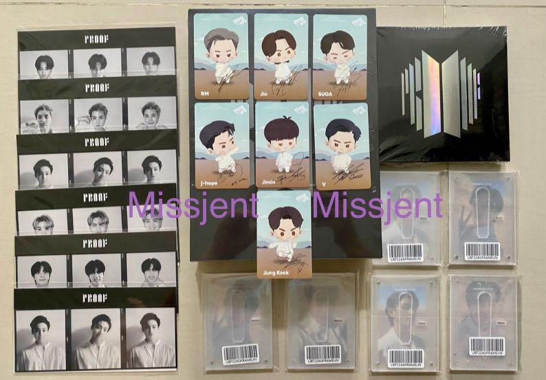 INSTOCK-WEVERSE BTS PROOF POB FRAME WITH PHOTOCARD/ WEVERSE BTS PROOF TRIPTYCH POB/WEVERSE POB ...