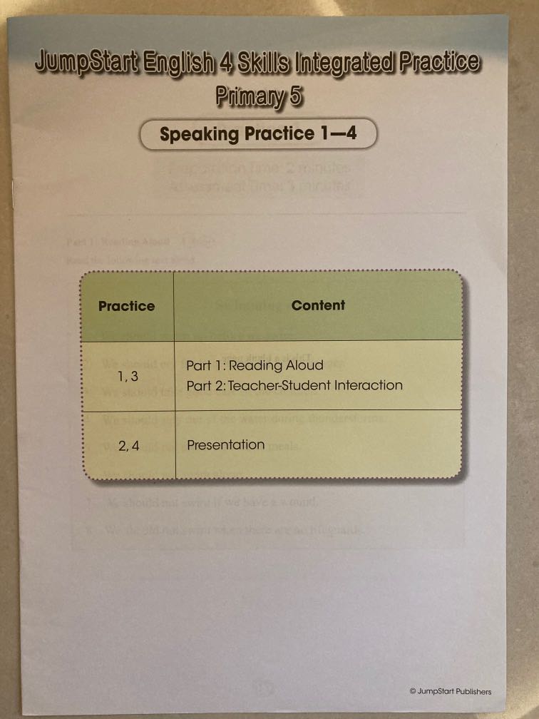 Jumpstart English 4 Skills Integrated Practice#刊登唔使等, 興趣及遊戲, 書本 & 文具 ...