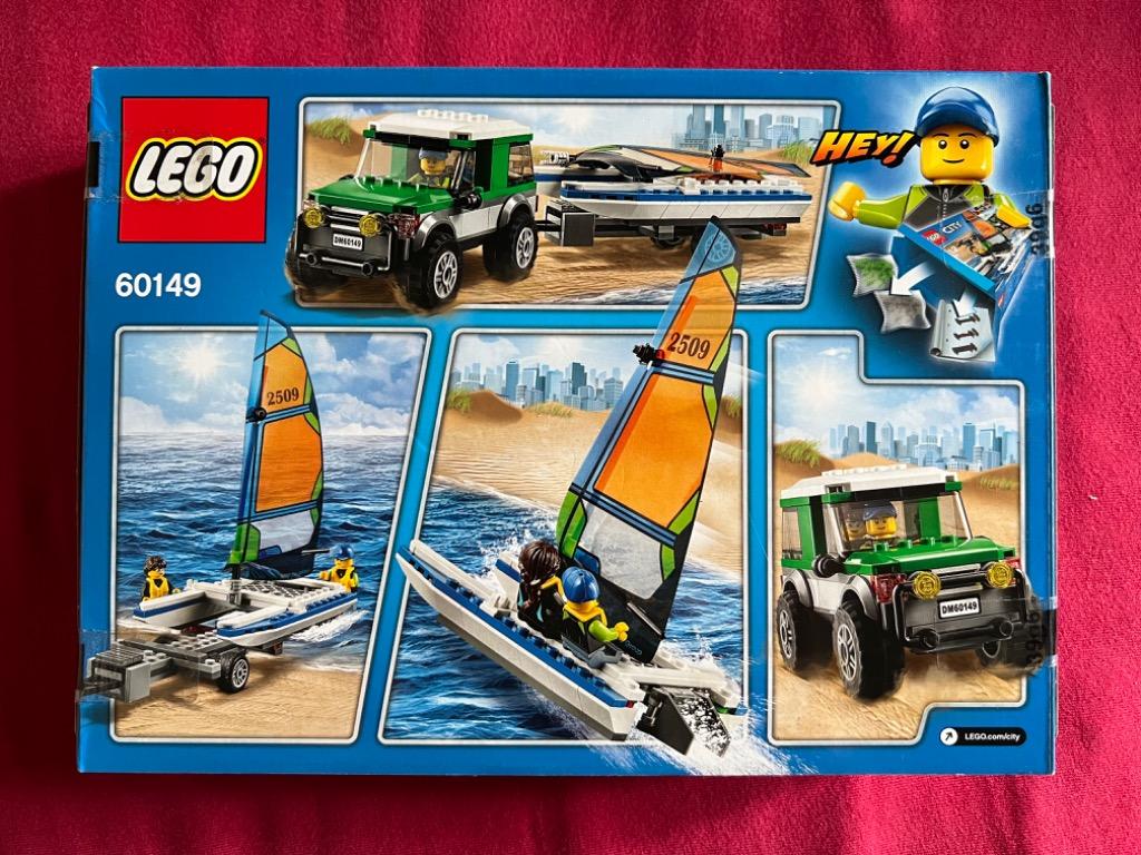 [全新絕版現貨]LEGO CITY 60149 - 4x4 with Catamaran 遊艇和4WD車, 興趣及遊戲, 玩具 & 遊戲類 ...