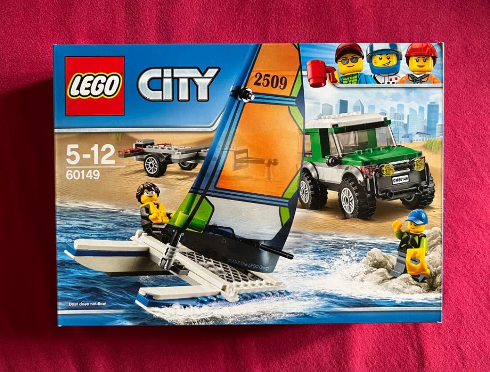 [全新絕版現貨]LEGO CITY 60149 - 4x4 with Catamaran 遊艇和4WD車, 興趣及遊戲, 玩具 & 遊戲類 ...