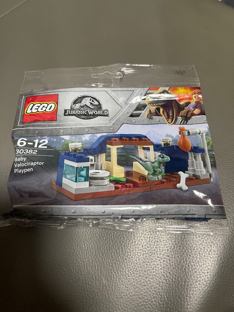 Lego Jurrasic World 30382 Baby Velociraptor Playpen, Hobbies & Toys ...